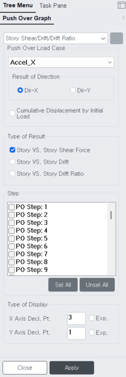Story Shear/ Drift/Drift Ratio – MIDAS Support