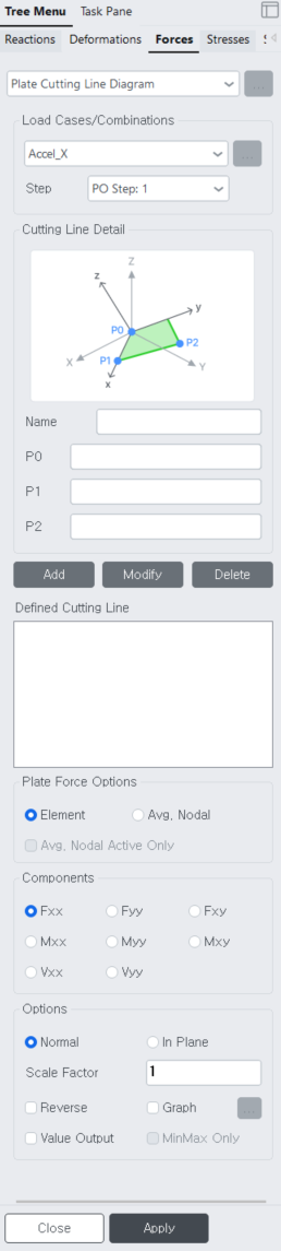 Plate Cutting Line Diagram – MIDAS Support