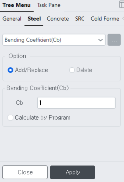 Bending Coefficient (Cb) – MIDAS Support