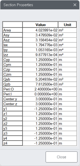 Section for Design – MIDAS Support
