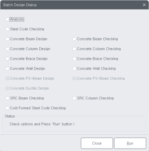 Perform Batch Design – MIDAS Support