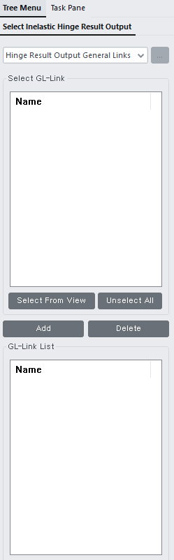 Select Inelastic Hinge Result Output(General Link) – MIDAS Support