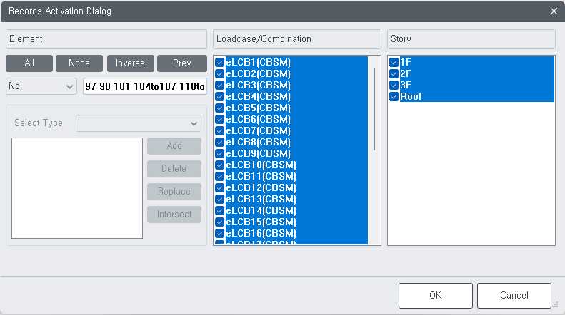 RC Column Performance Result Table – MIDAS Support