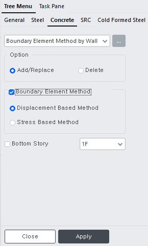 Boundary Element Method By Wall ID – MIDAS Support