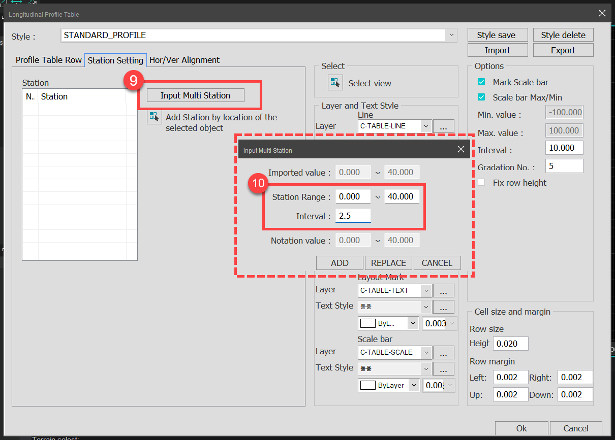[CAD_ID] How to generate the longitudinal profile table in CAD ID ...