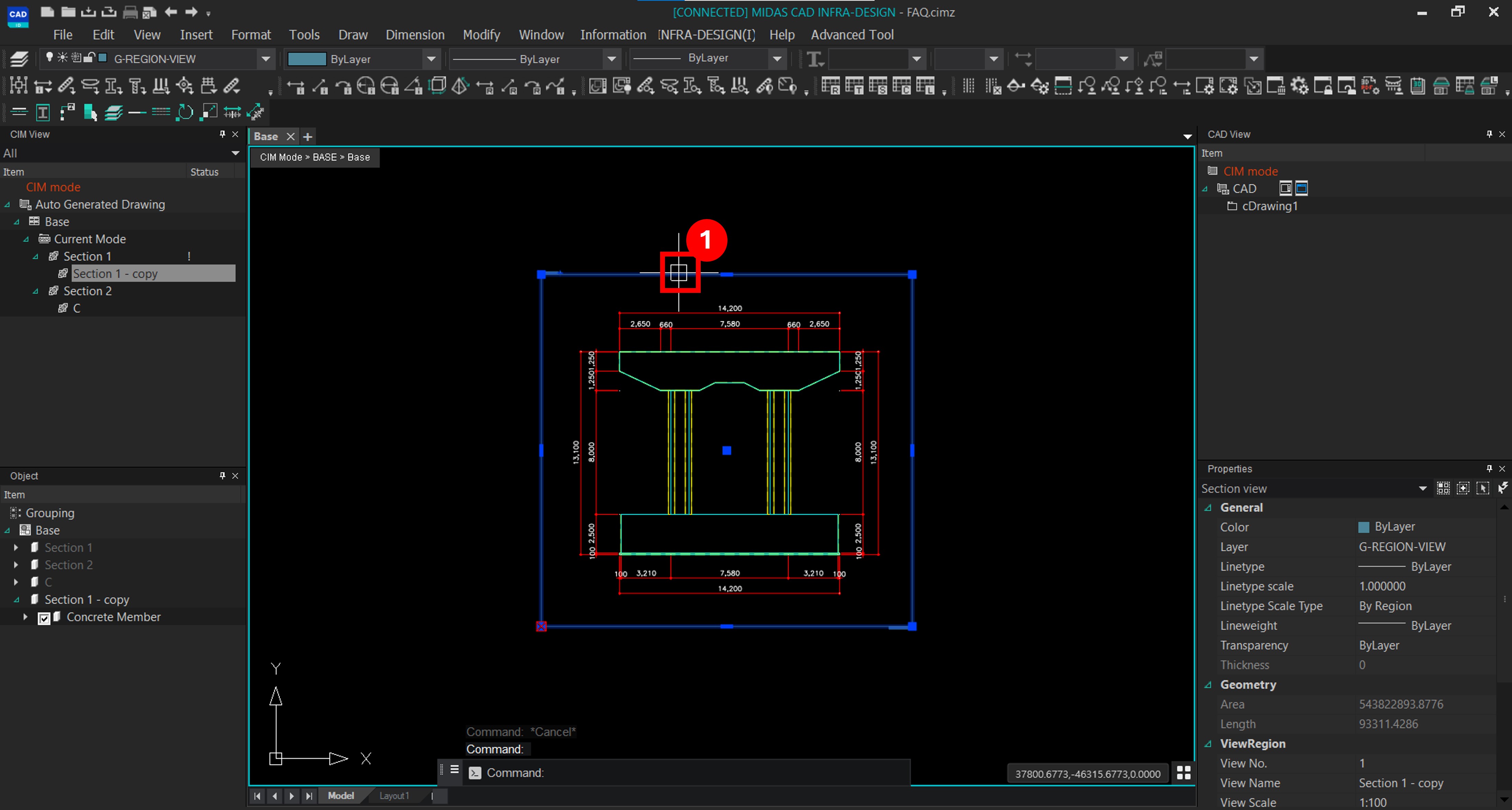 [CAD ID] How to change view style in CAD ID? – MIDAS Support