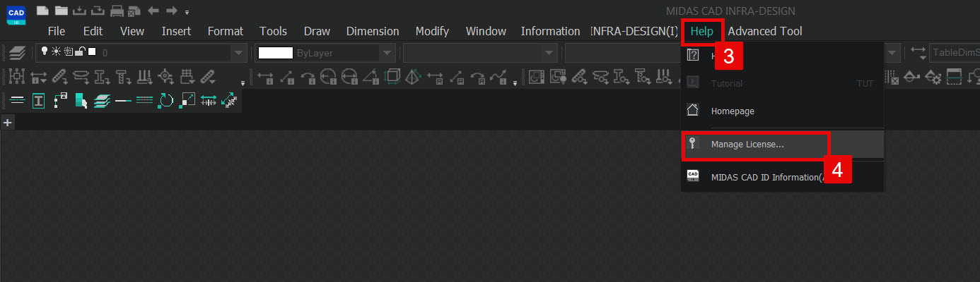 [CAD ID] How to edit the existing license details in CAD ID? – MIDAS ...