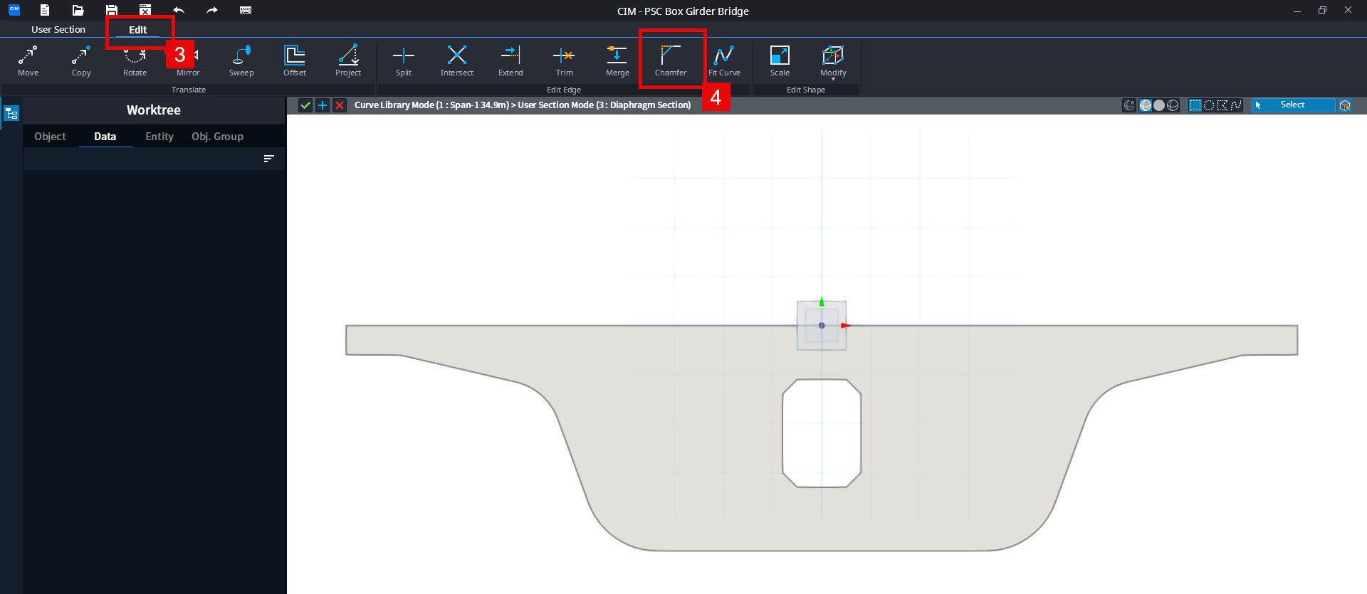 [CIM] How to chamfer the edges of a user section inside a library ...