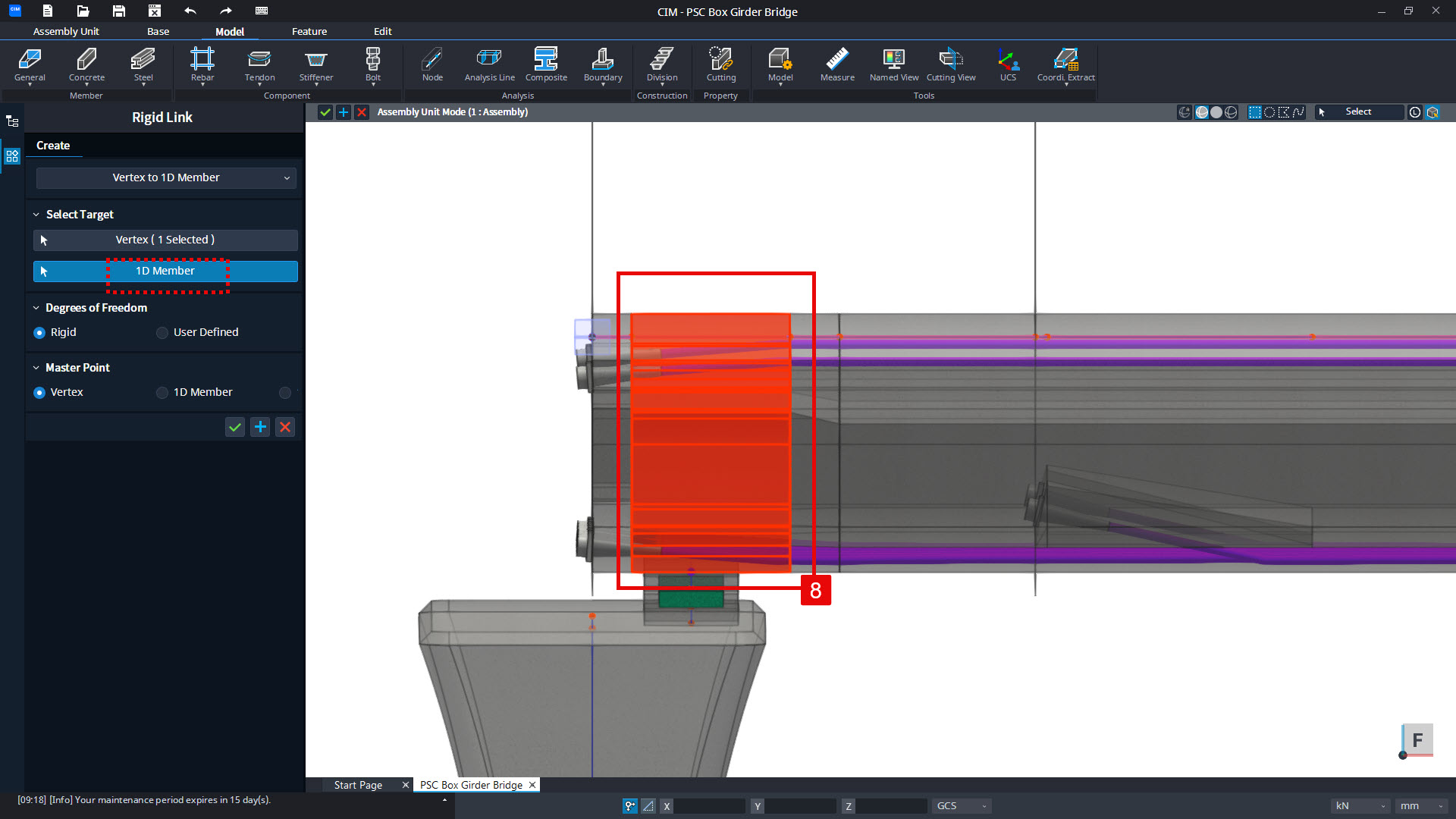 [CIM] How to define rigid link between PSC Box superstructure and ...