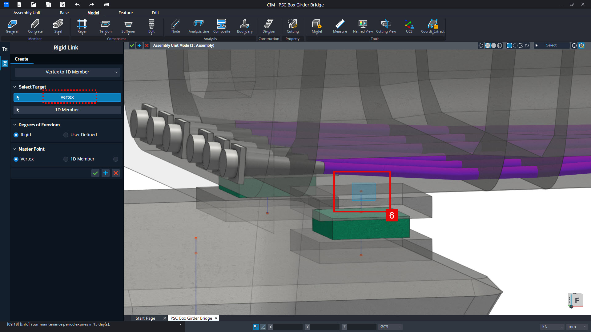 [CIM] How to define rigid link between PSC Box superstructure and ...