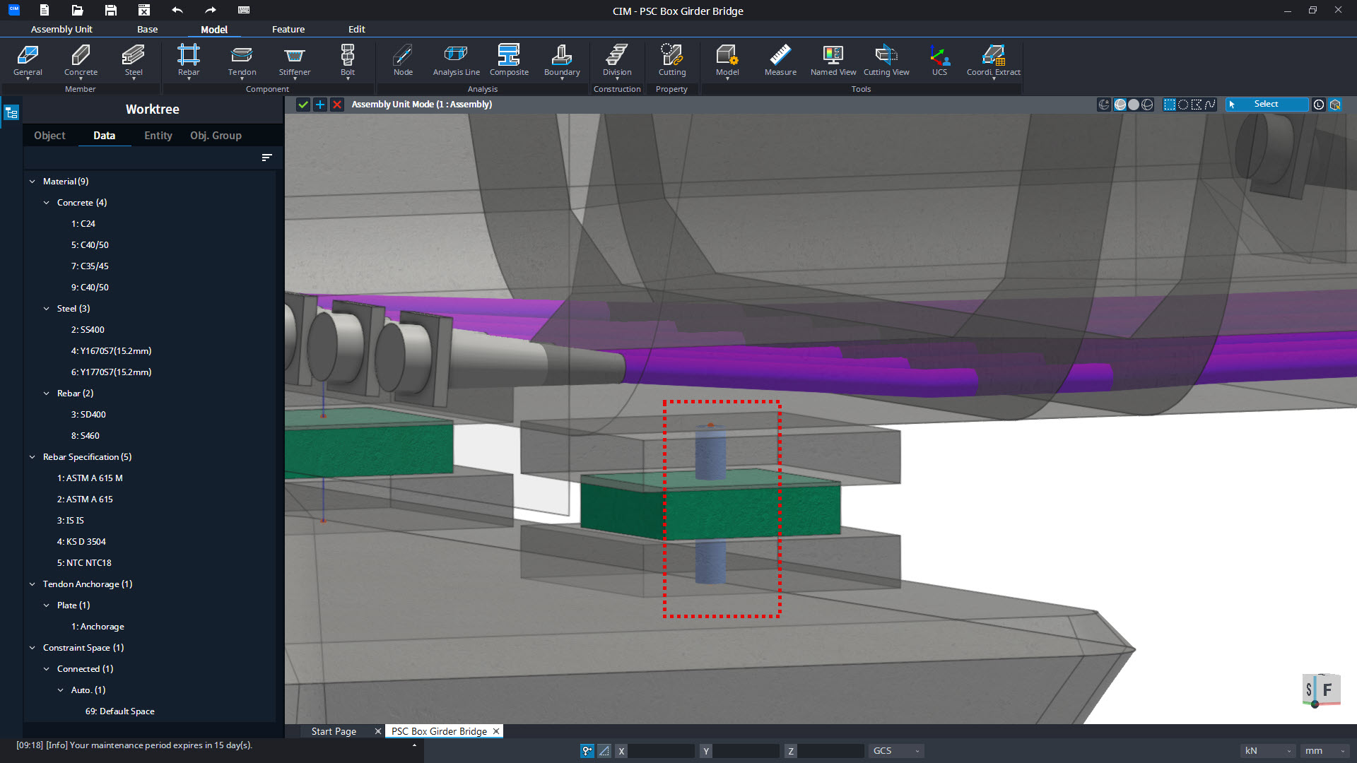 [CIM] How to define elastic link in bearings? – MIDAS Support