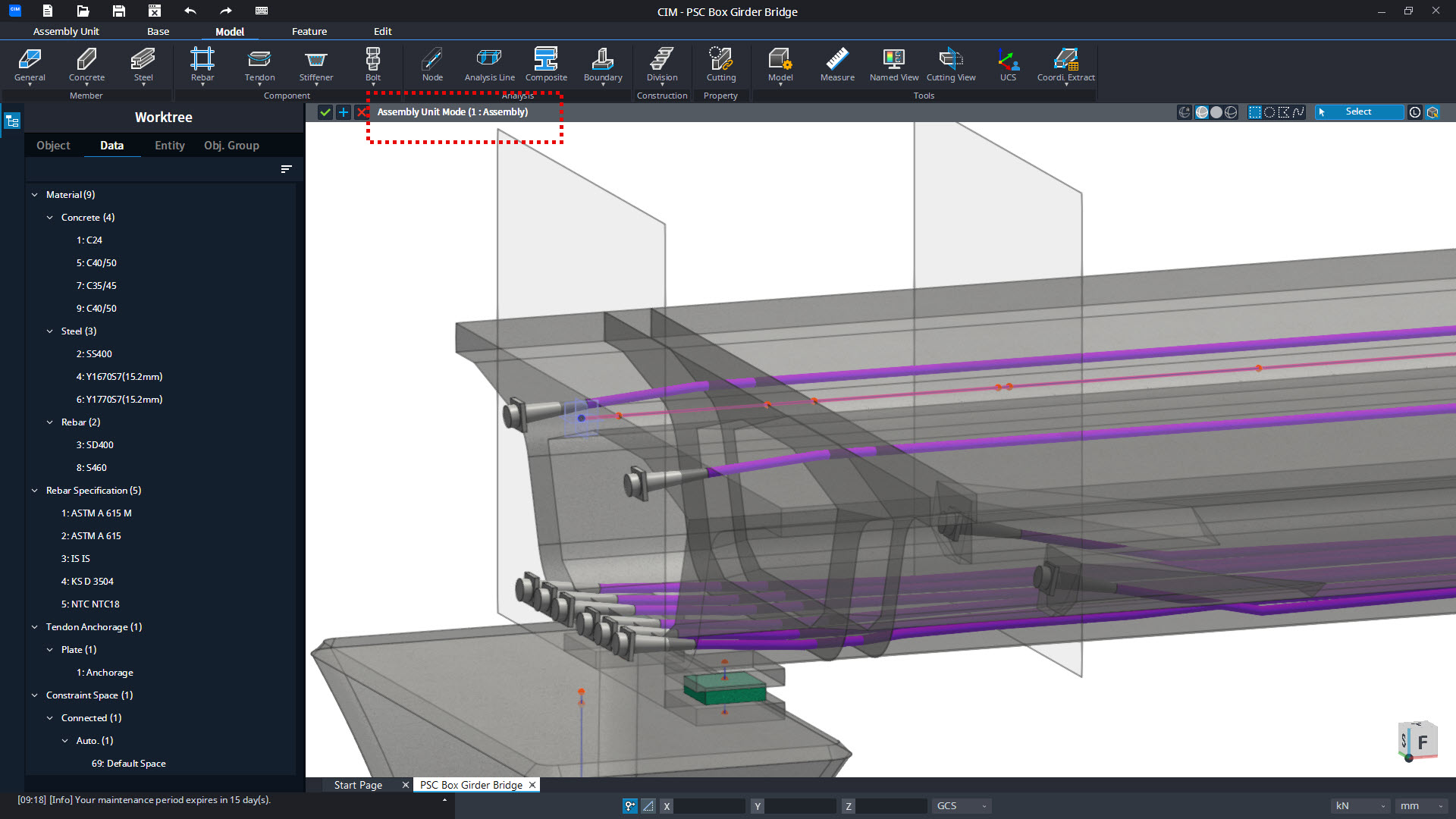 [CIM] How to define elastic link in bearings? – MIDAS Support