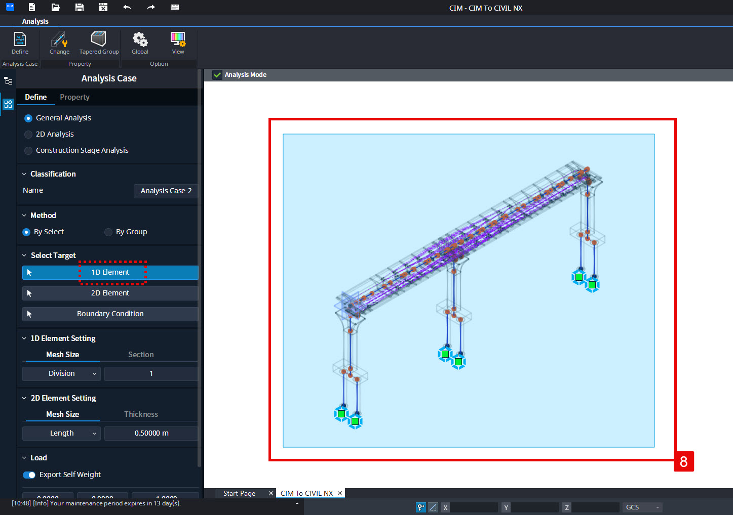 [CIM] How to define Analysis case in CIM? – MIDAS Support