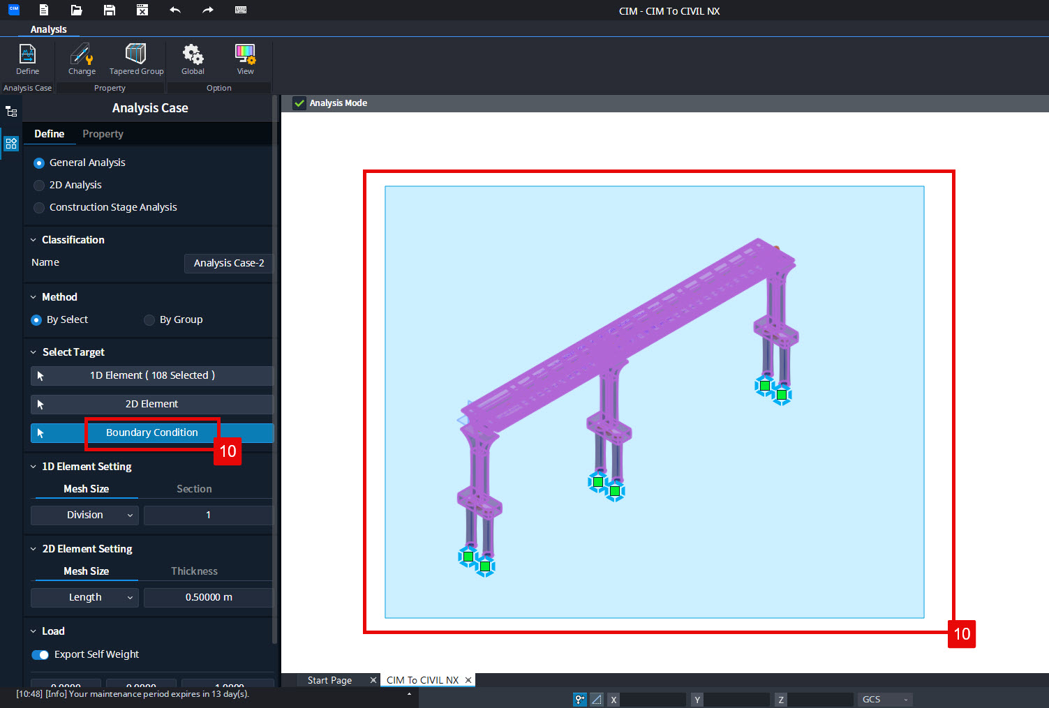 [CIM] How to define Analysis case in CIM? – MIDAS Support