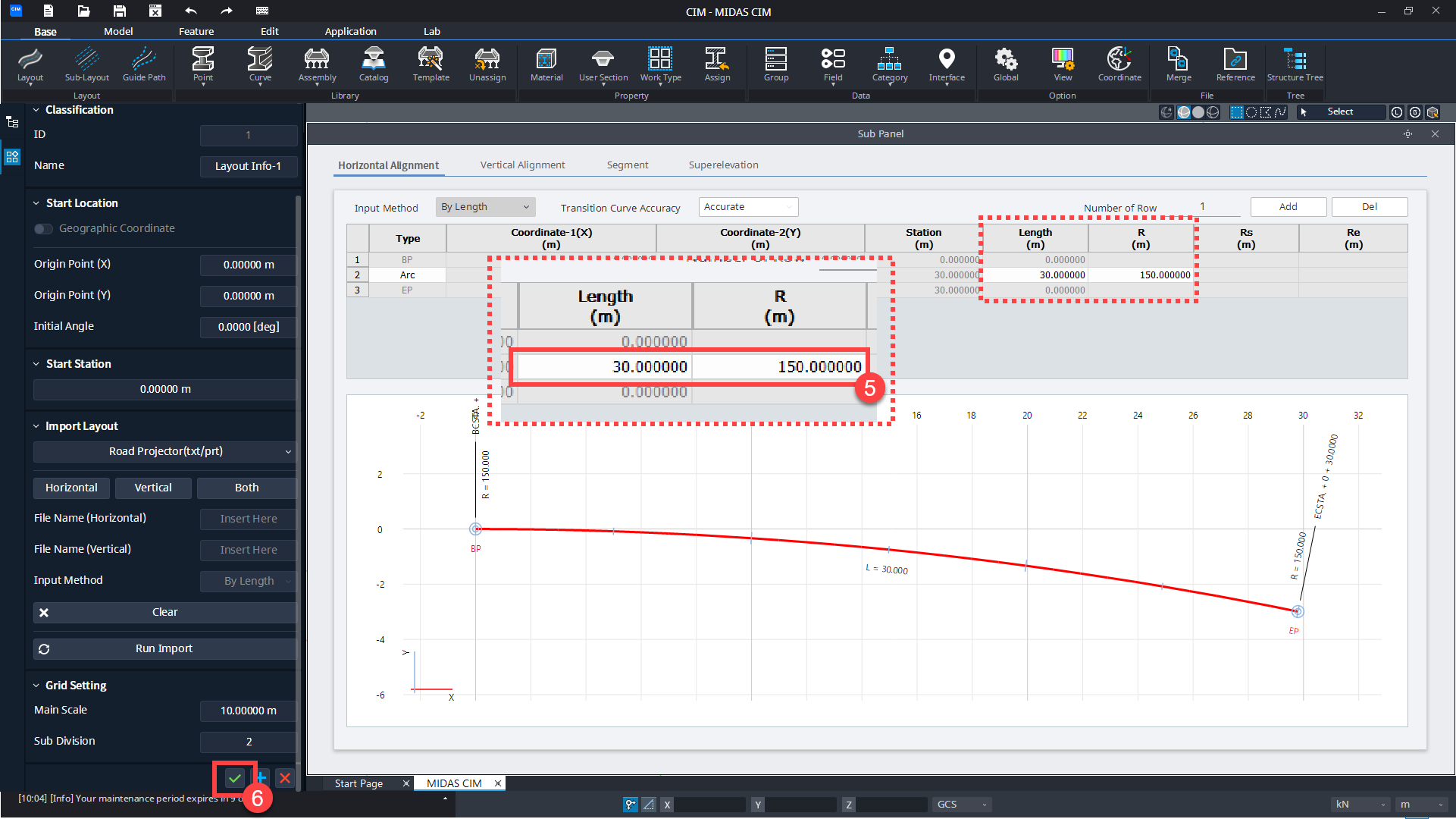 [CIM] How can a user create a bridge alignment with horizontal ...