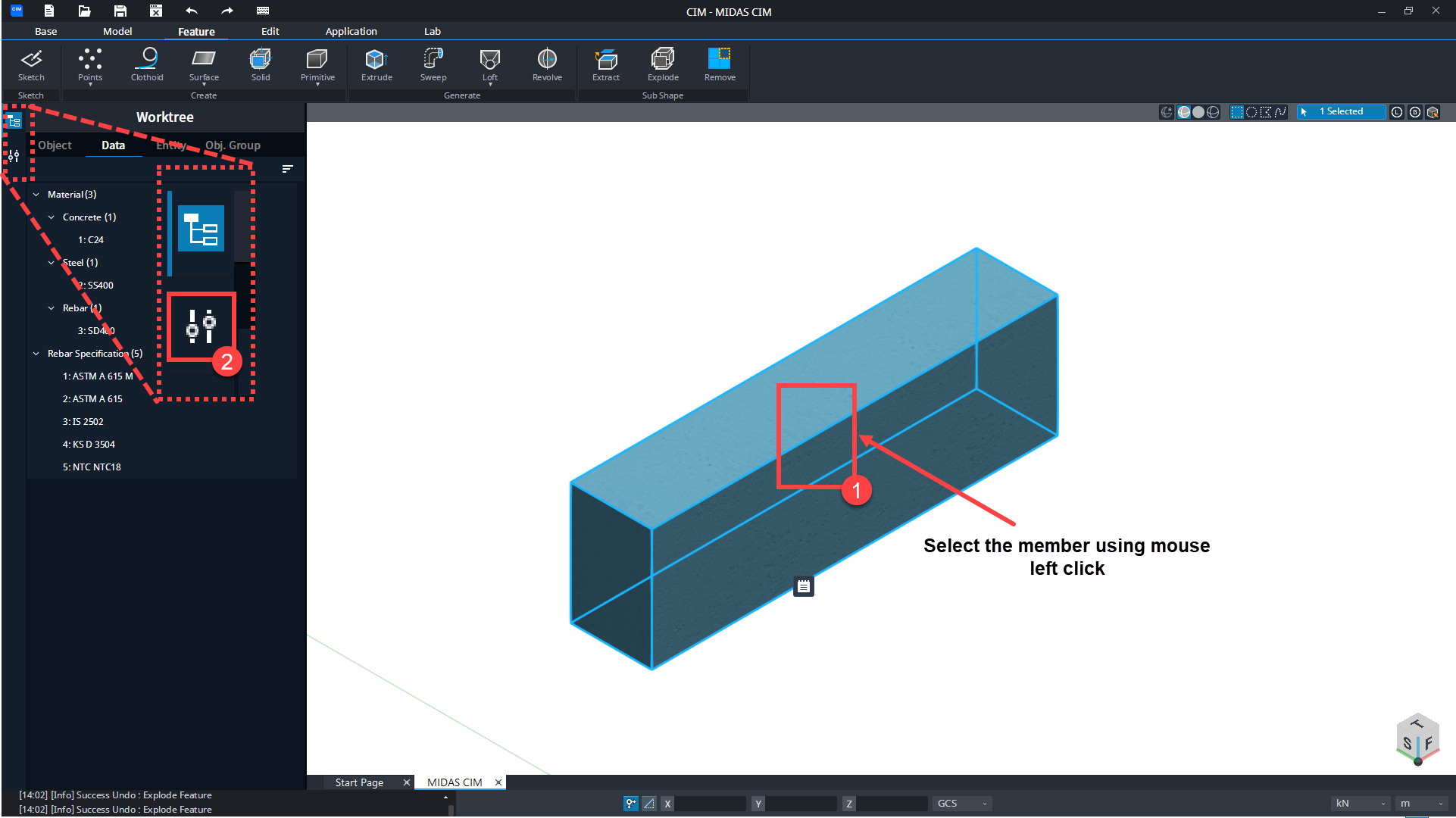 [CIM] How can I change 'Texture' and 'Color' of a member? – MIDAS Support