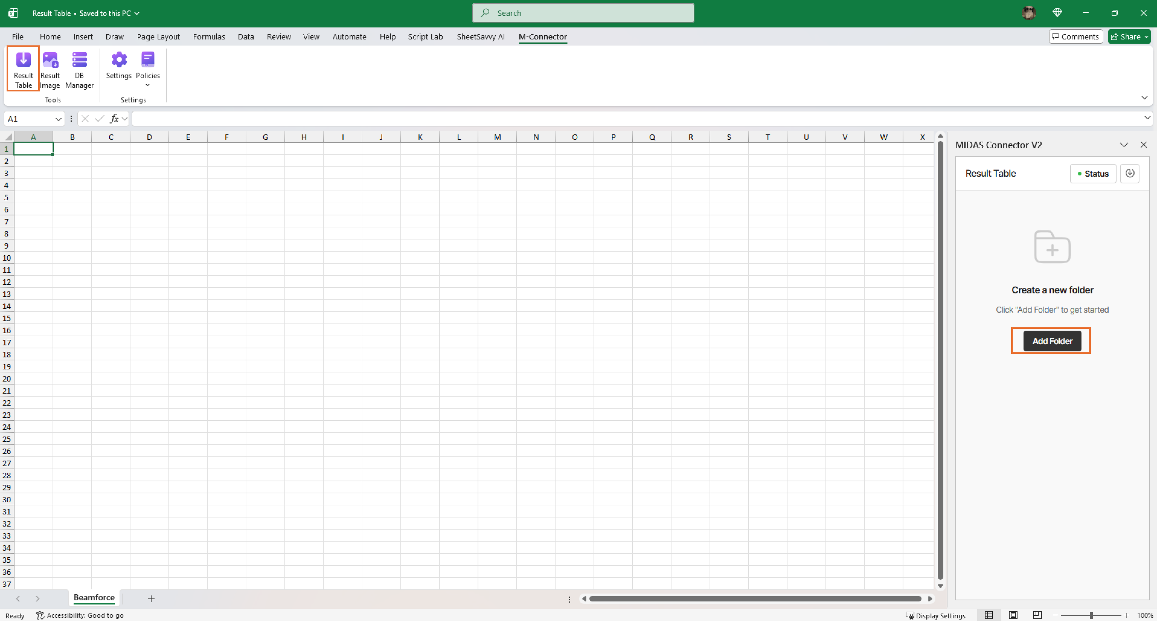 [M-Connector V2] Result Table Guide – MIDAS Support